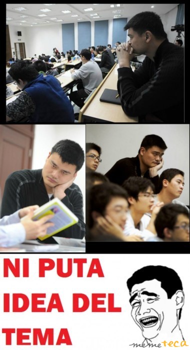 Ni puta idea del tema | Memeteca.com