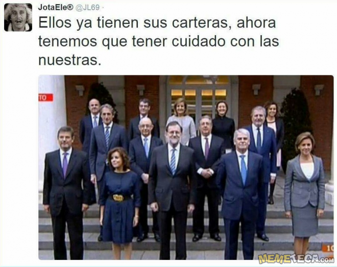 Ellos ya tienen sus carteras | Memeteca.com
