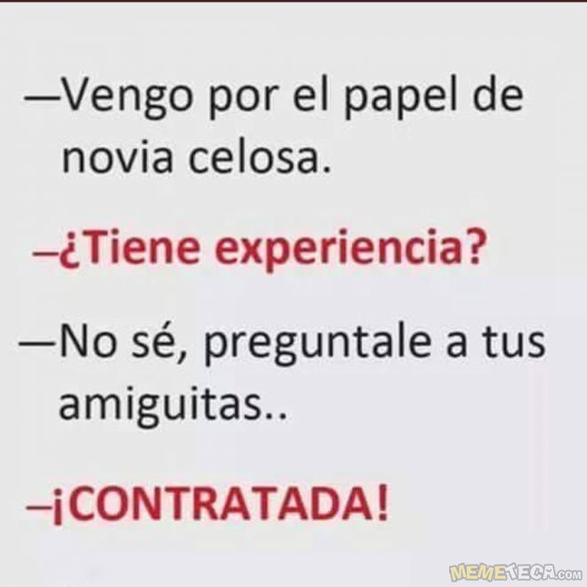 Contratada | Memeteca.com